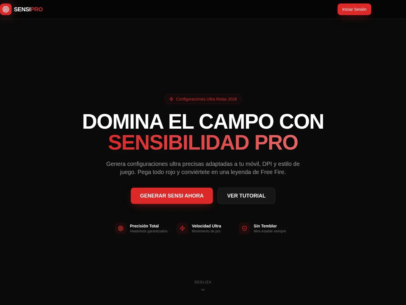Sensibilidad Free Fire Pro