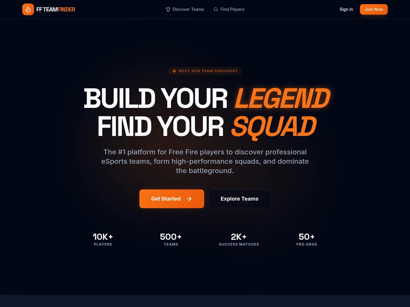 Free Fire Team Finder