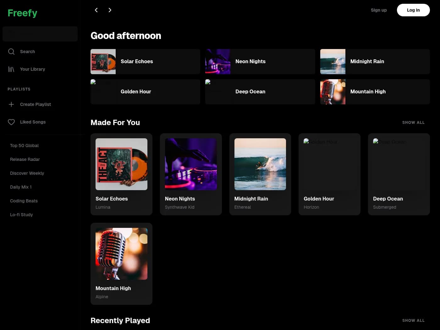 Freefy Music Stream