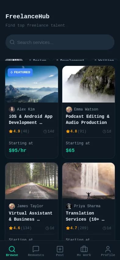 Freelance Connect Hub