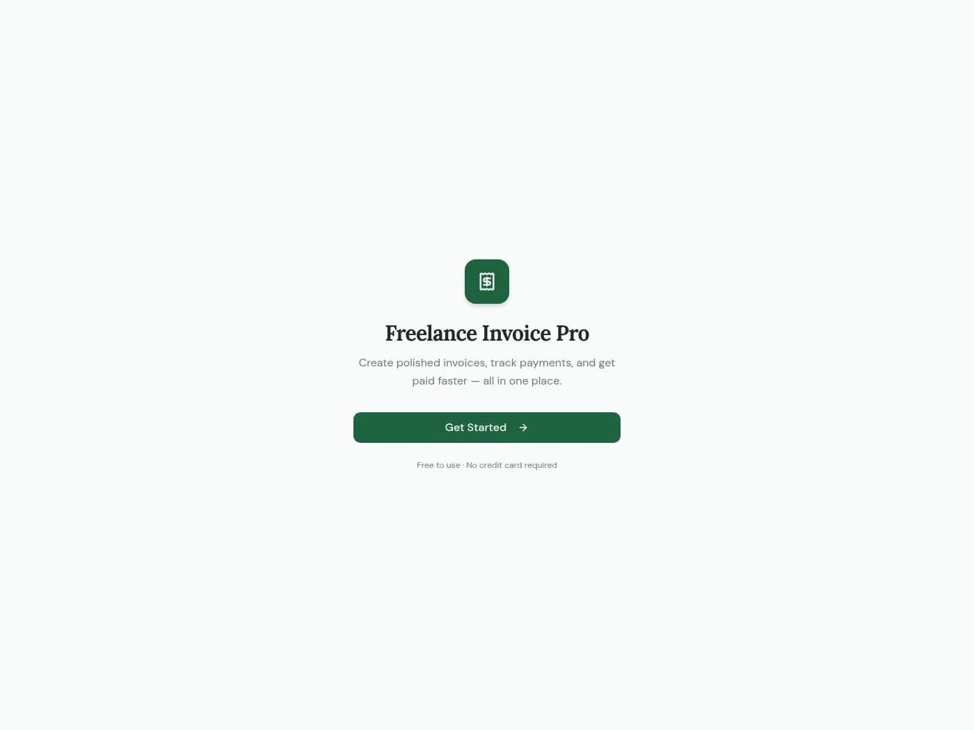 Freelance Invoice Pro