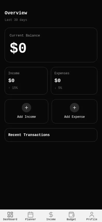 Freelance Planner & Income App