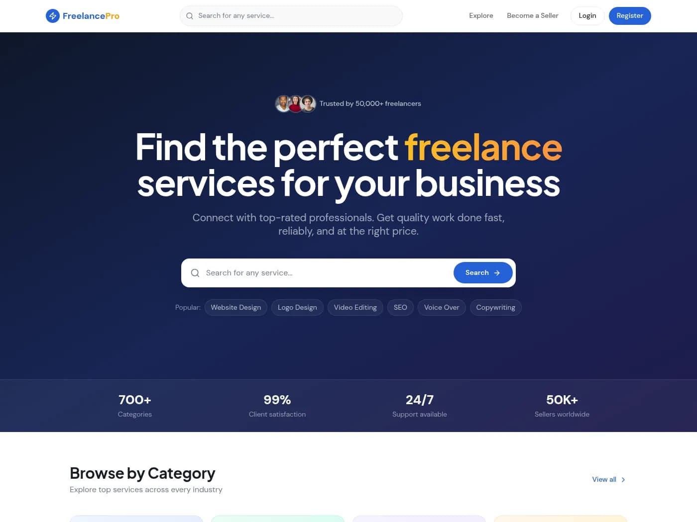FreelancePro Marketplace