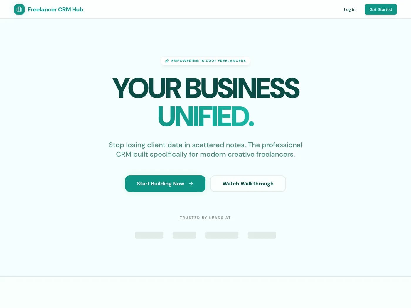 Freelancer CRM Hub