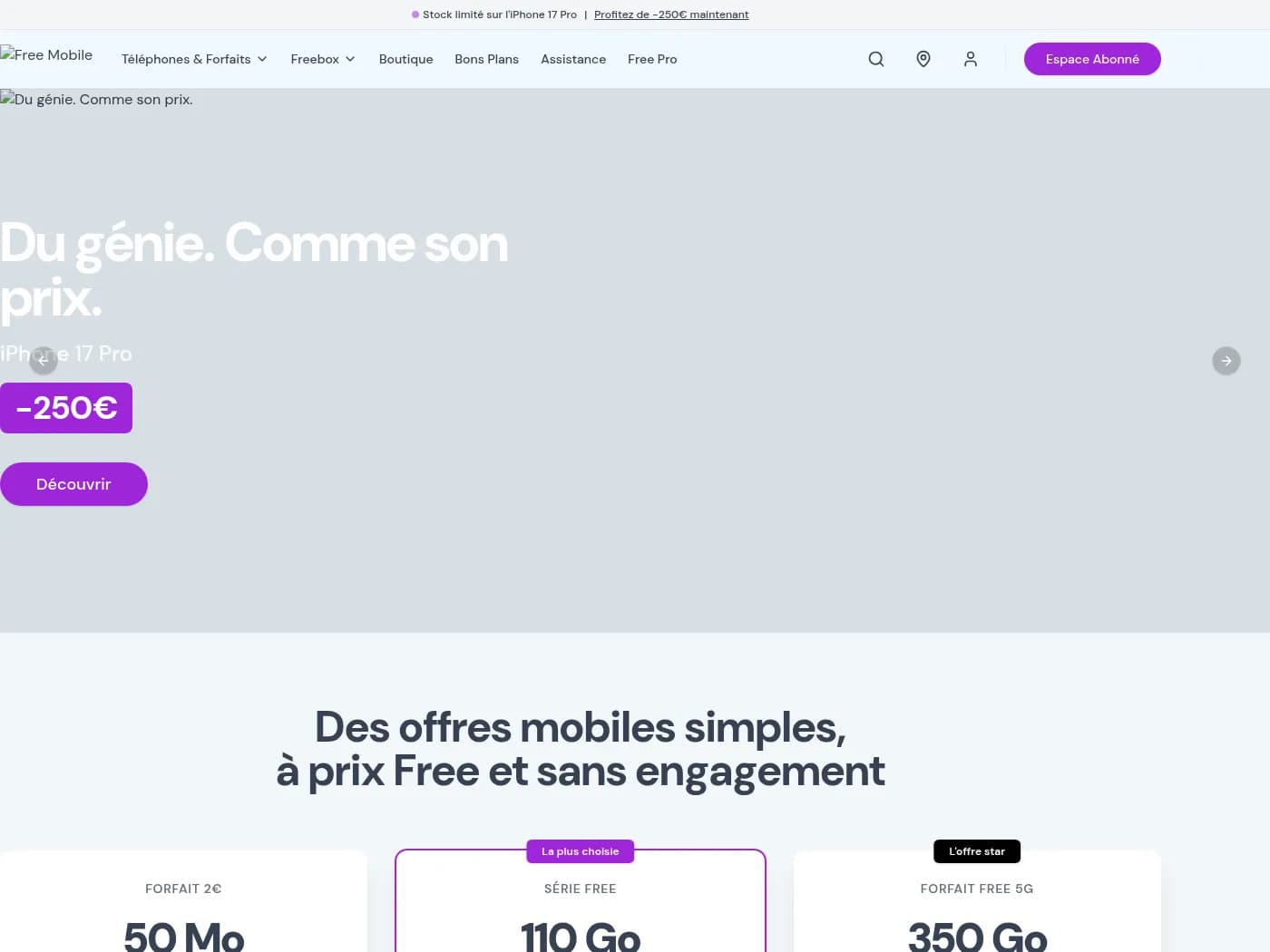 Freemobile Design Refresh