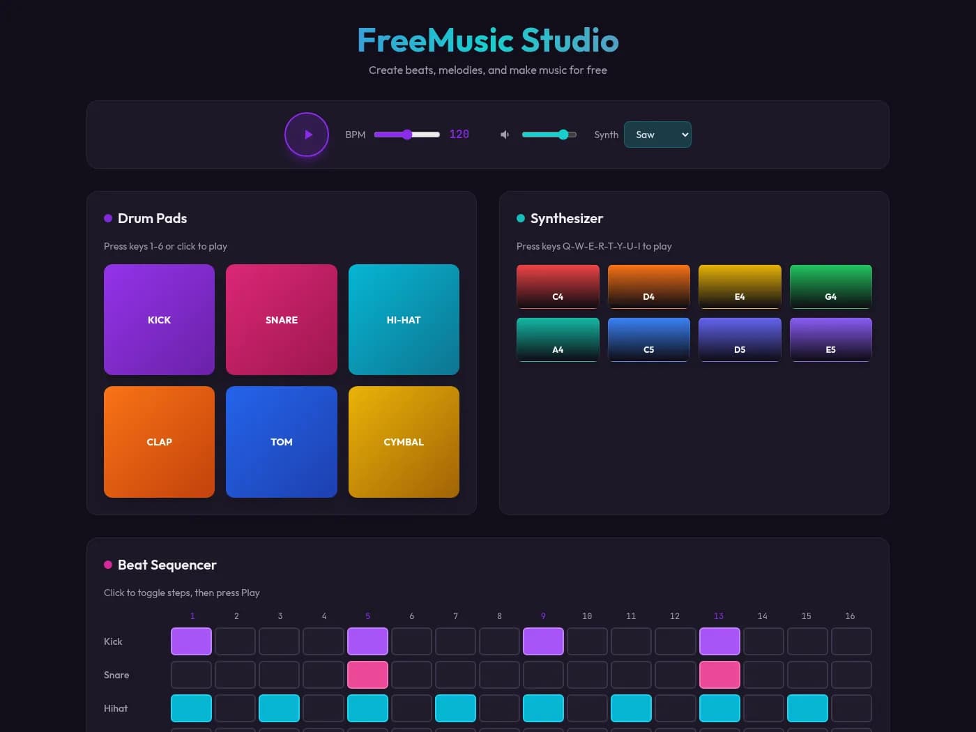 FreeMusic Studio