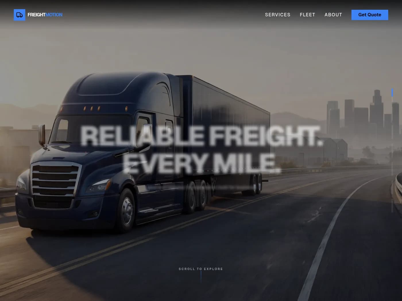 FreightMotion Story Site
