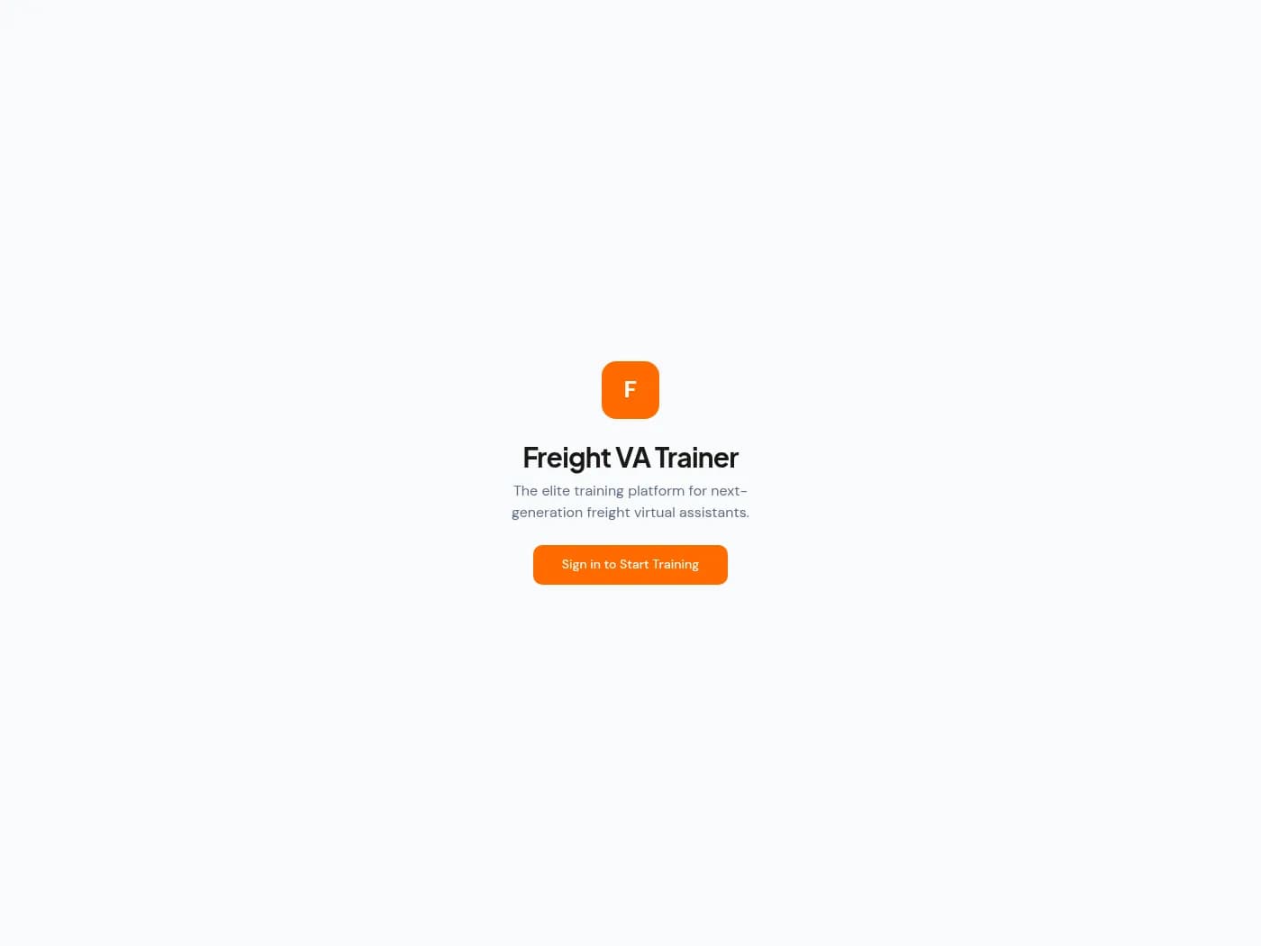Freight VA Trainer