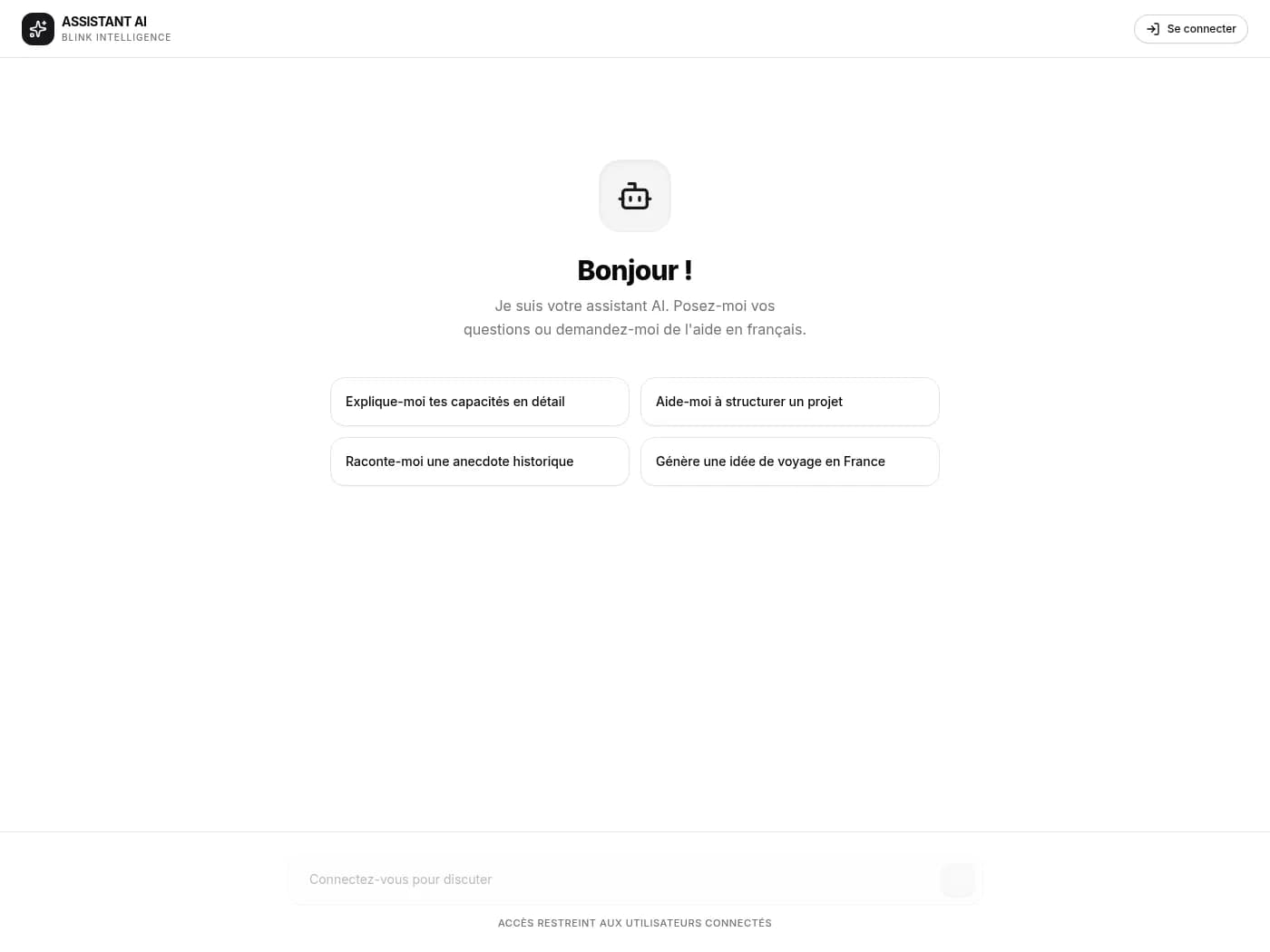 French AI Assistant