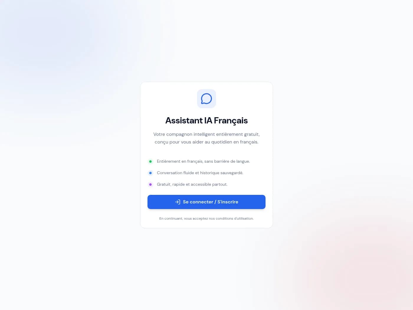 French AI Assistant