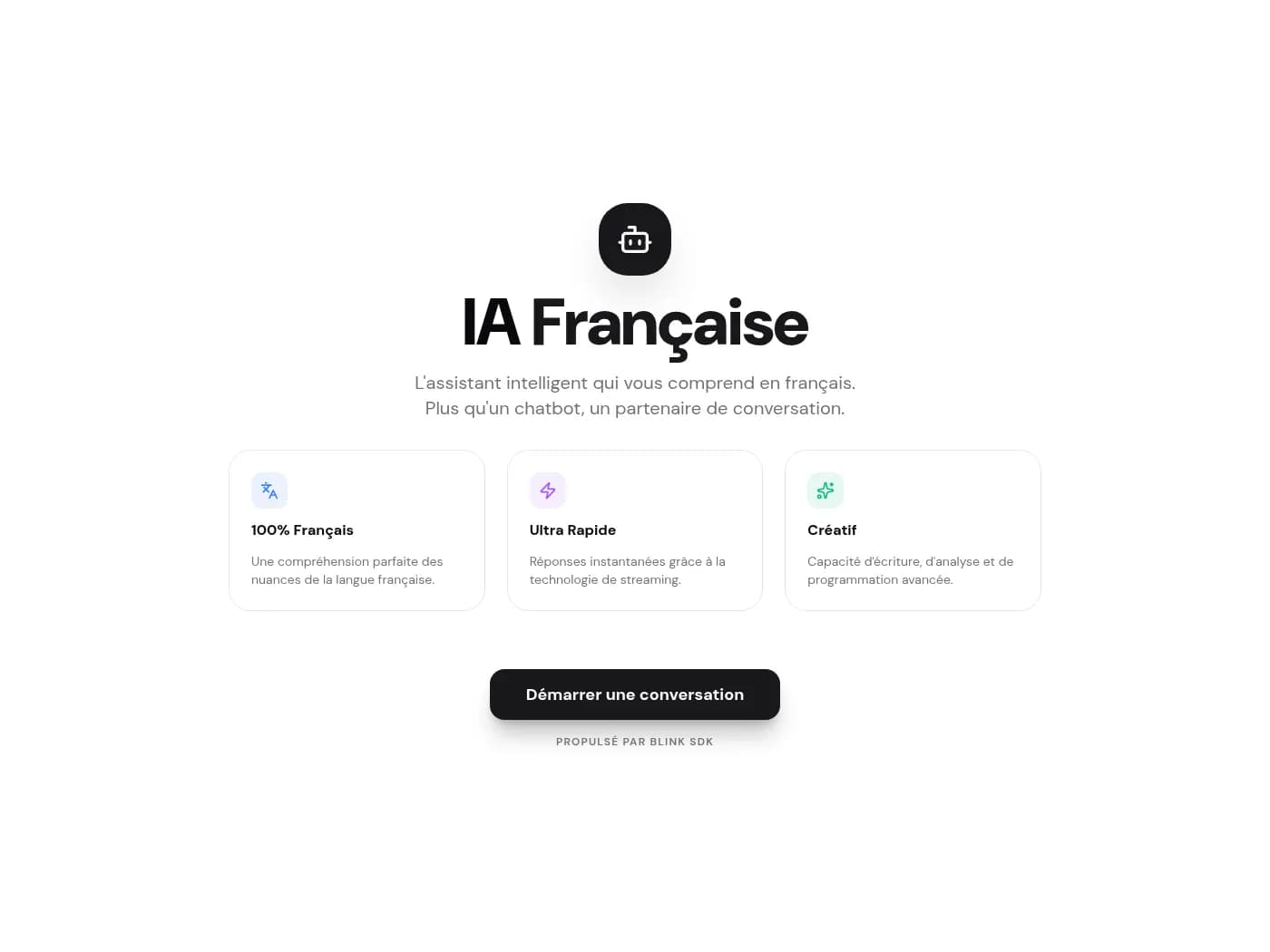 French ChatGPT Clone