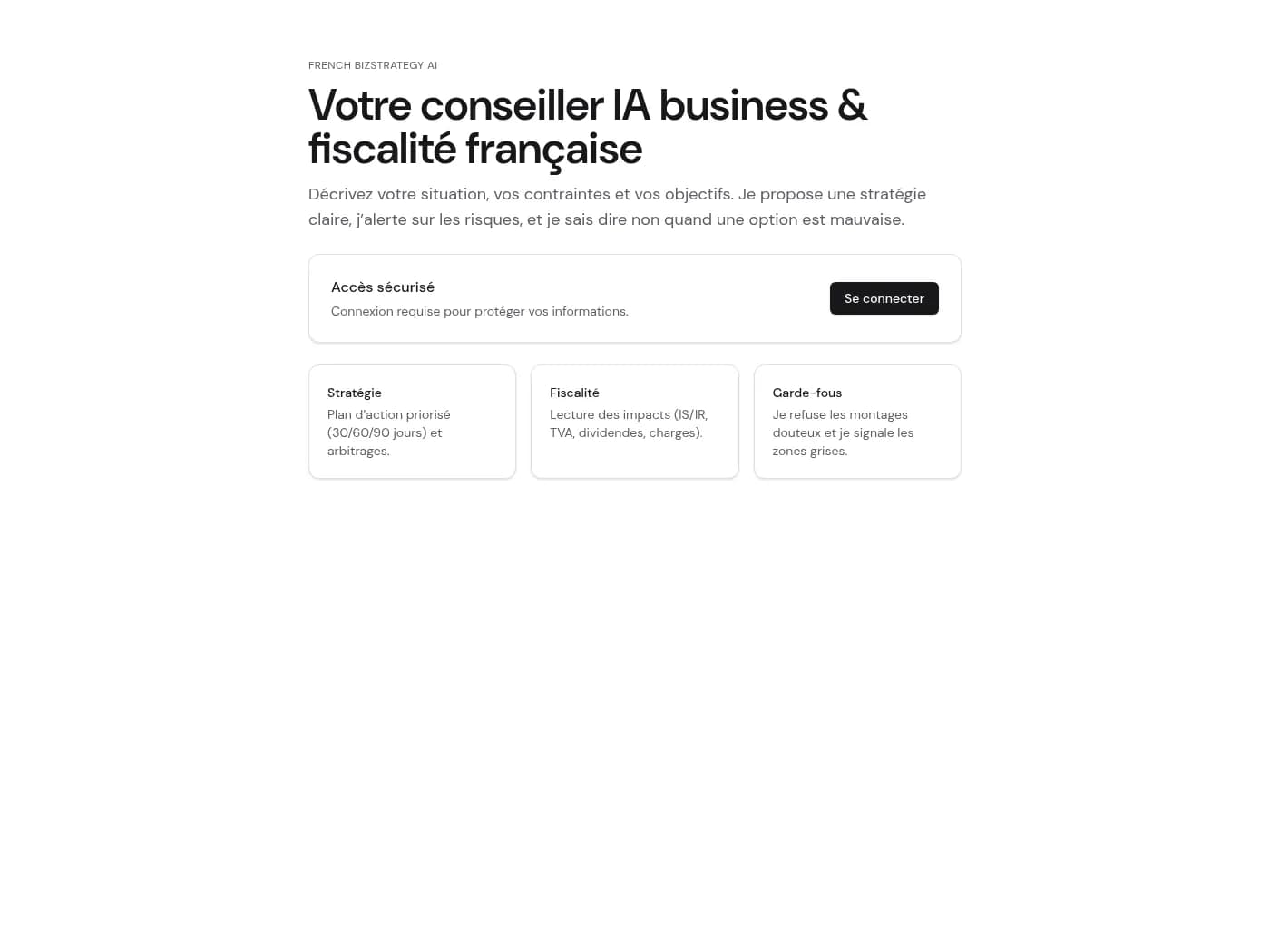 French BizStrategy AI