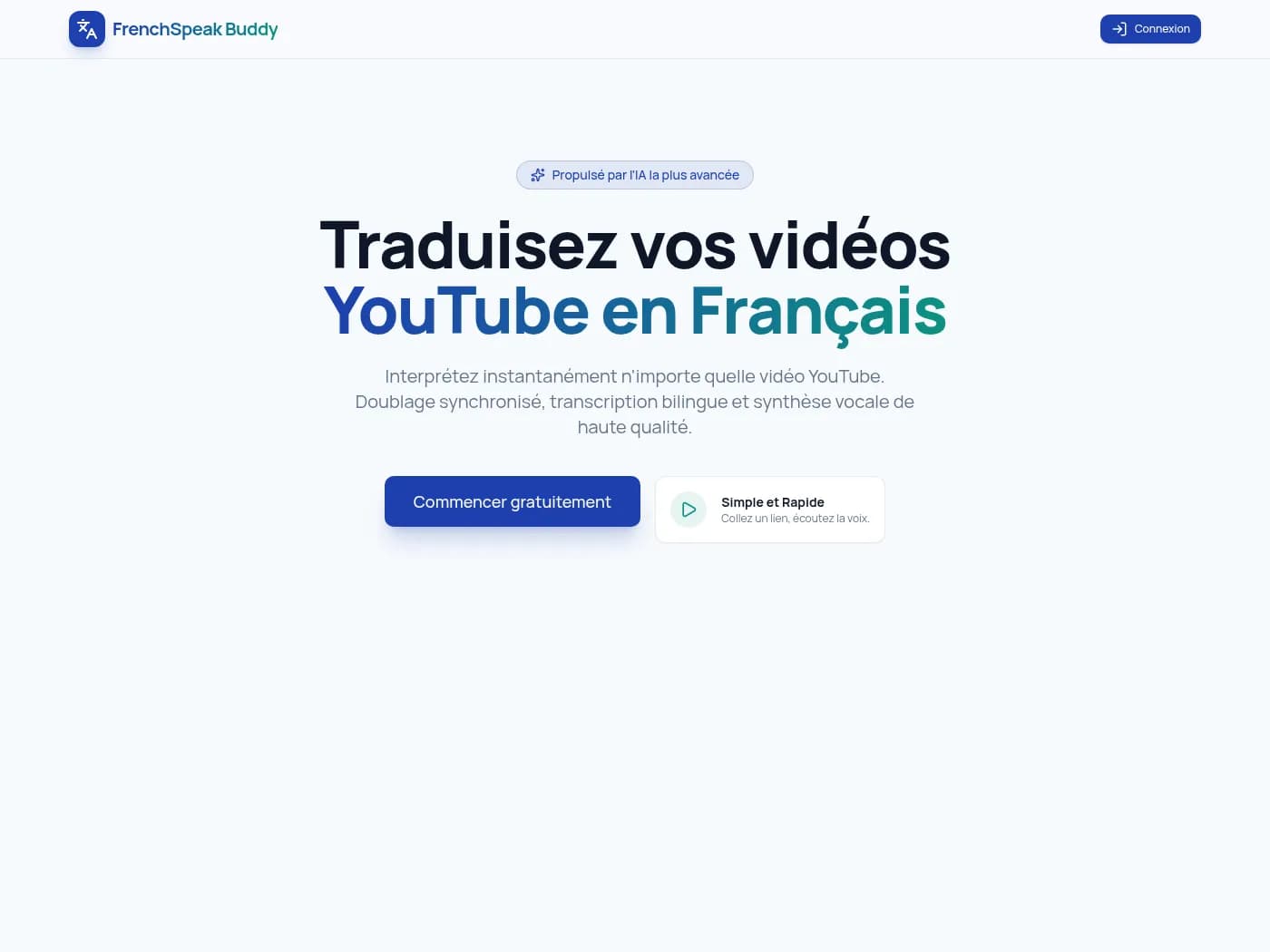 FrenchSpeak Buddy