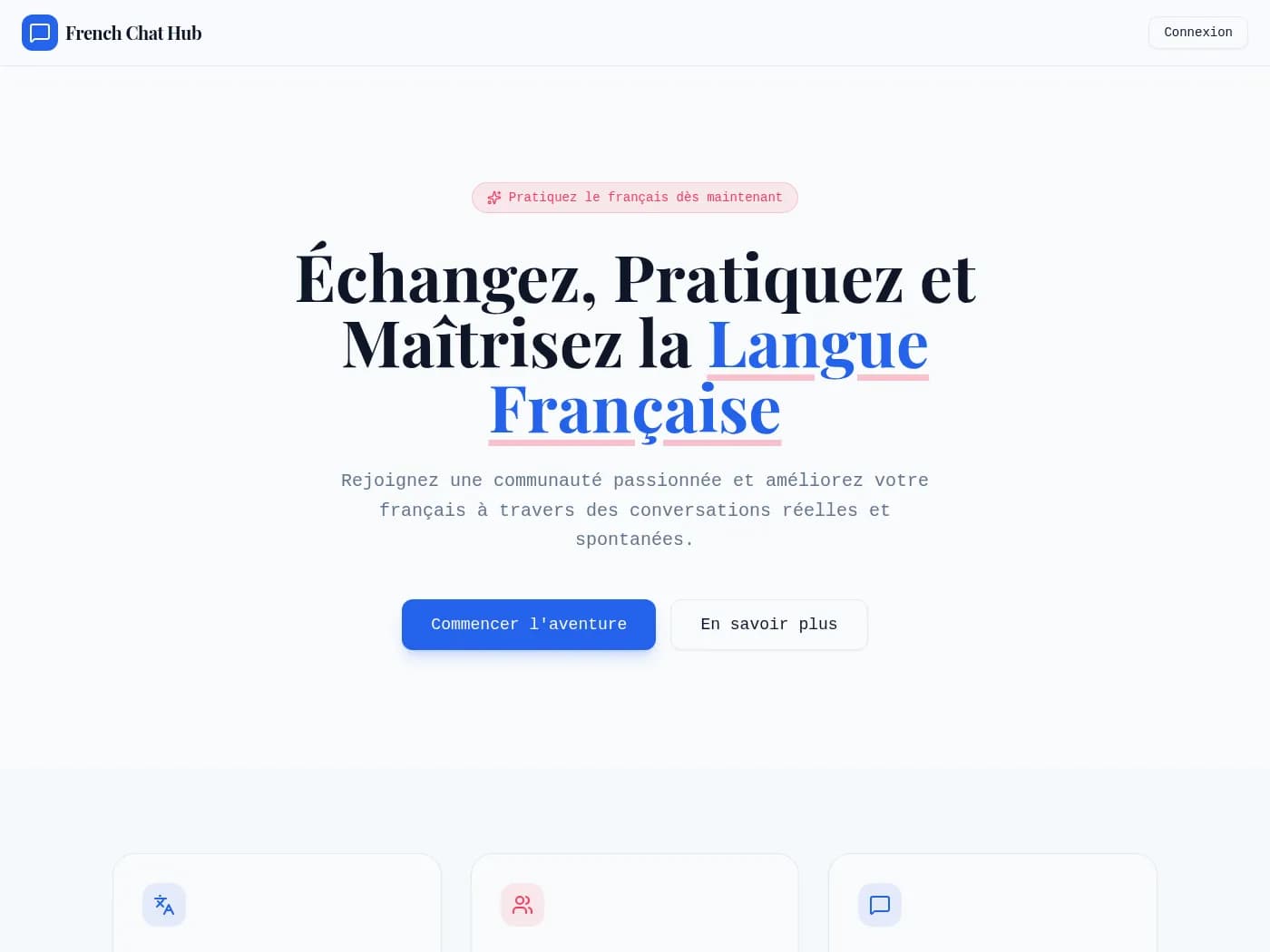 French Chat Hub