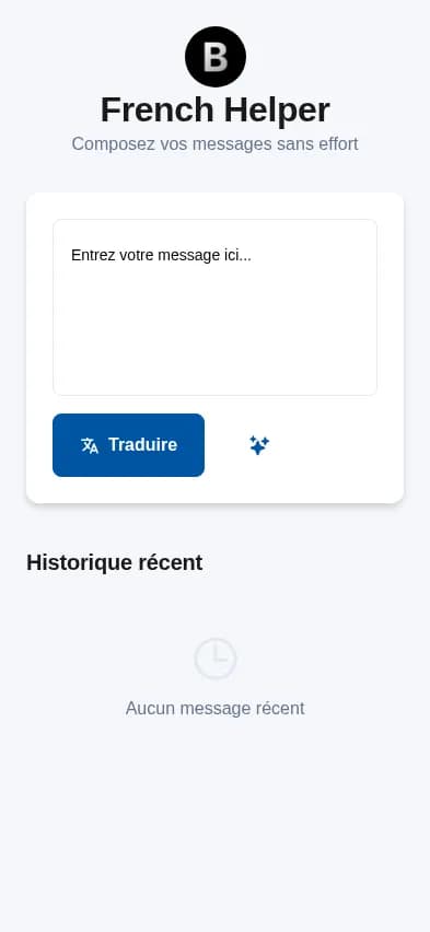 French Message Helper