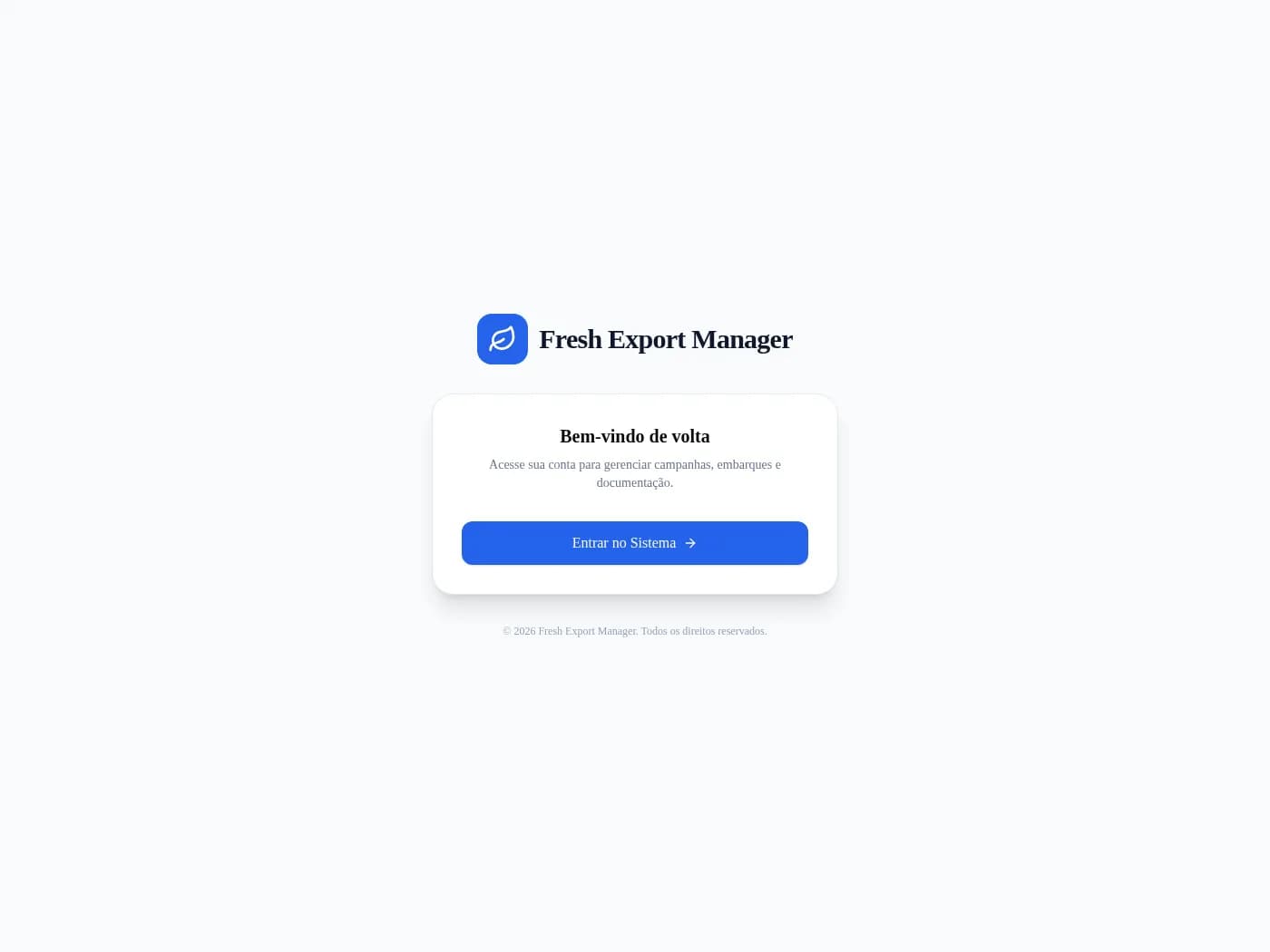 Fresh Export Manager