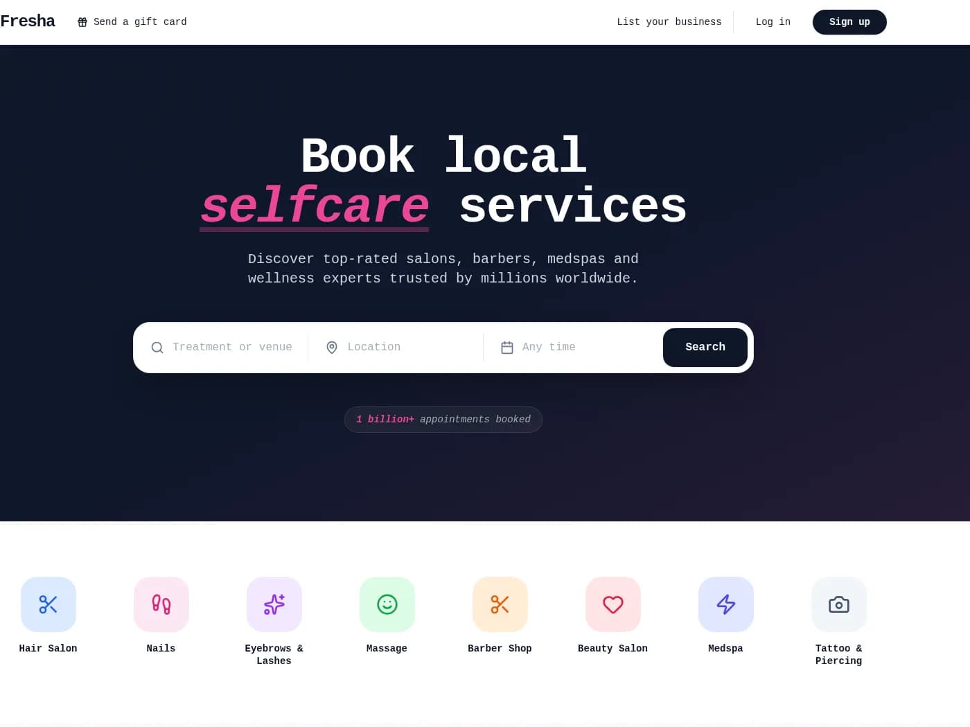 Fresha Booking Clone