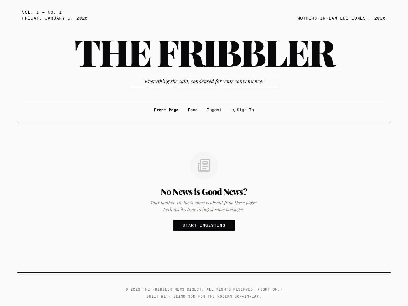 The Fribbler News Digest