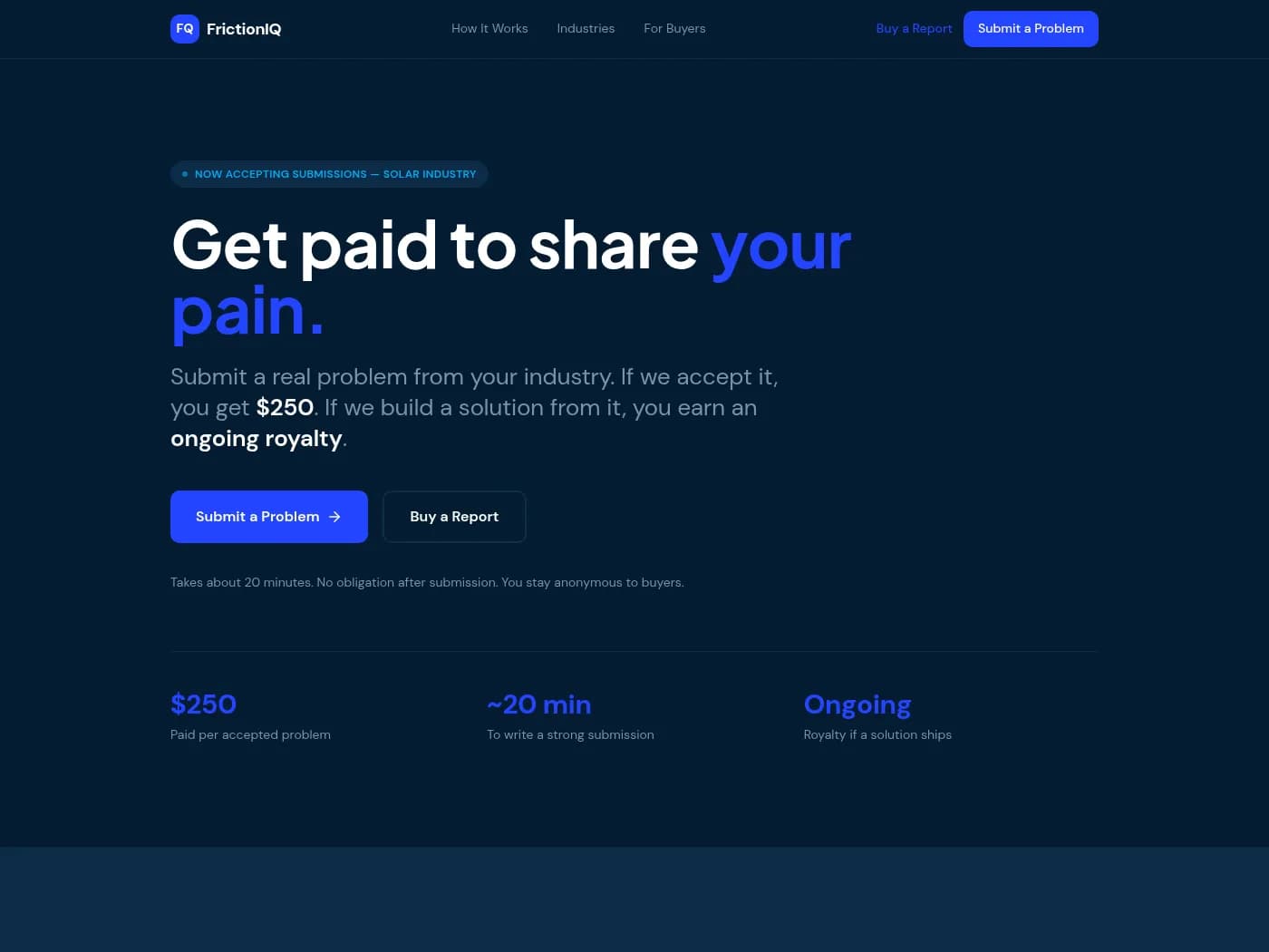 FrictionIQ Marketing Site