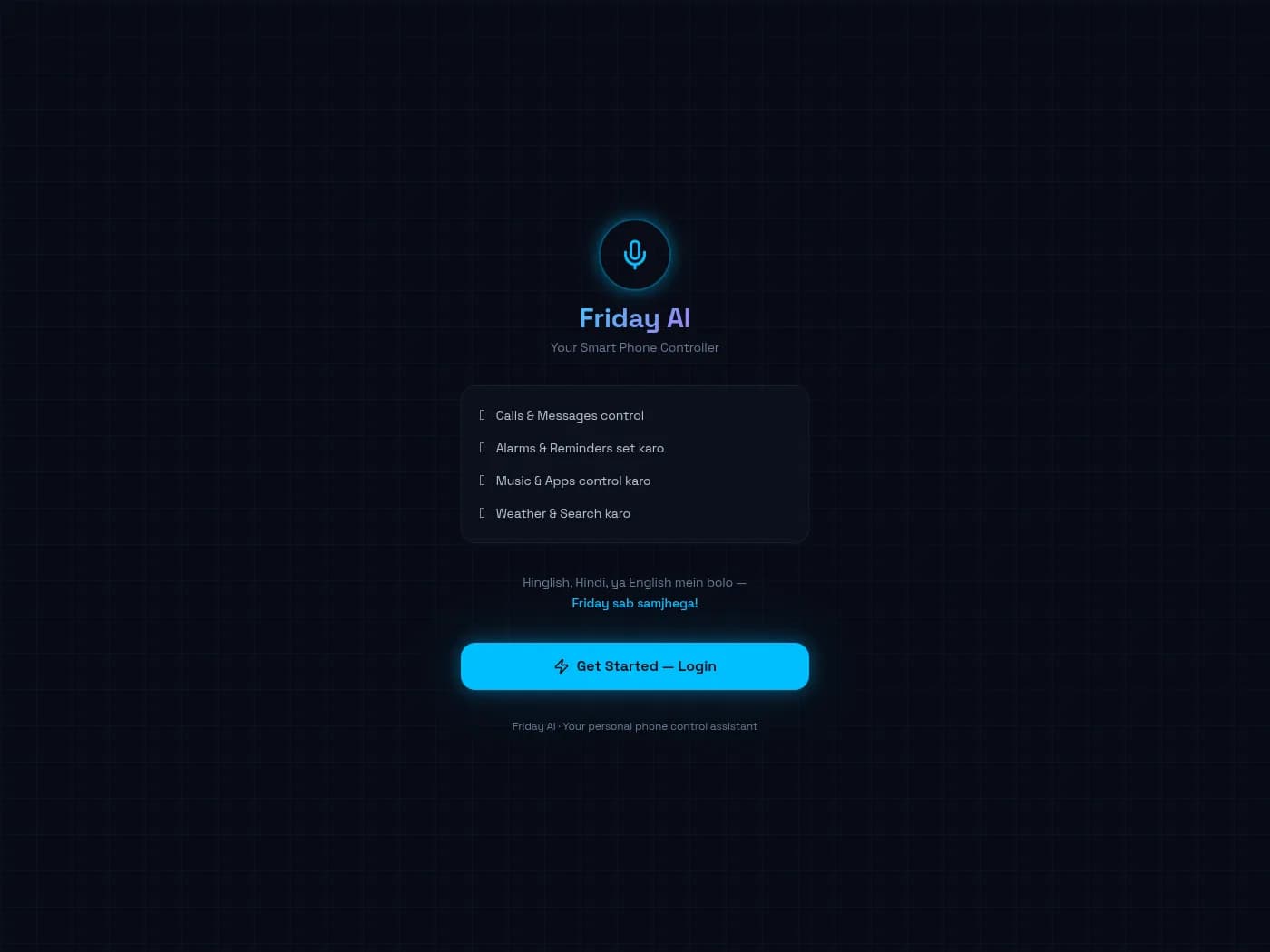 Friday AI Assistant