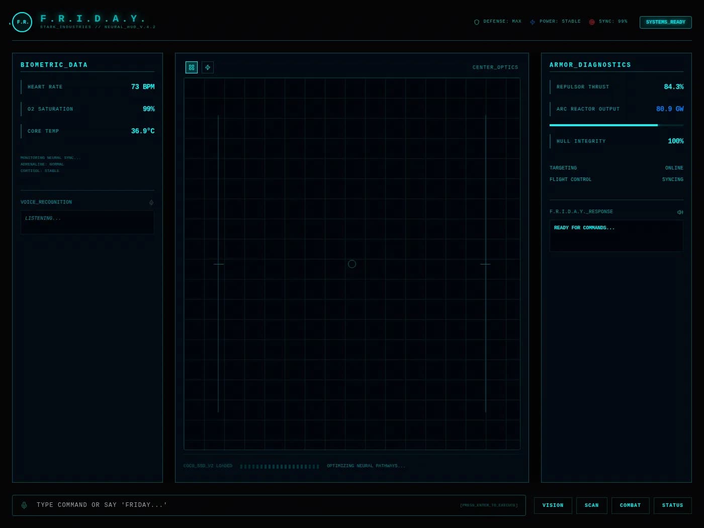 Friday Stark HUD