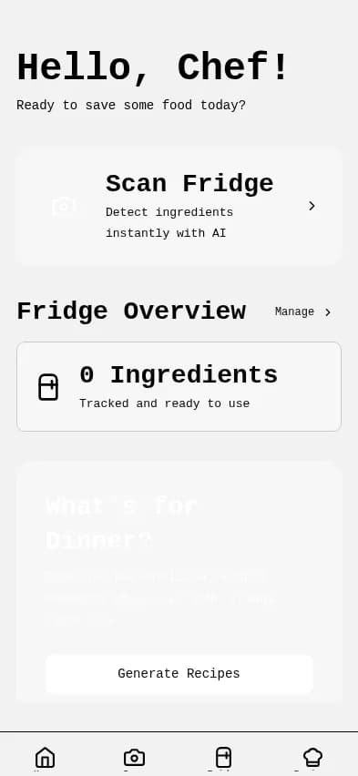 FridgetoTable AI App
