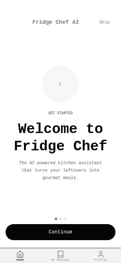 Fridge Chef AI