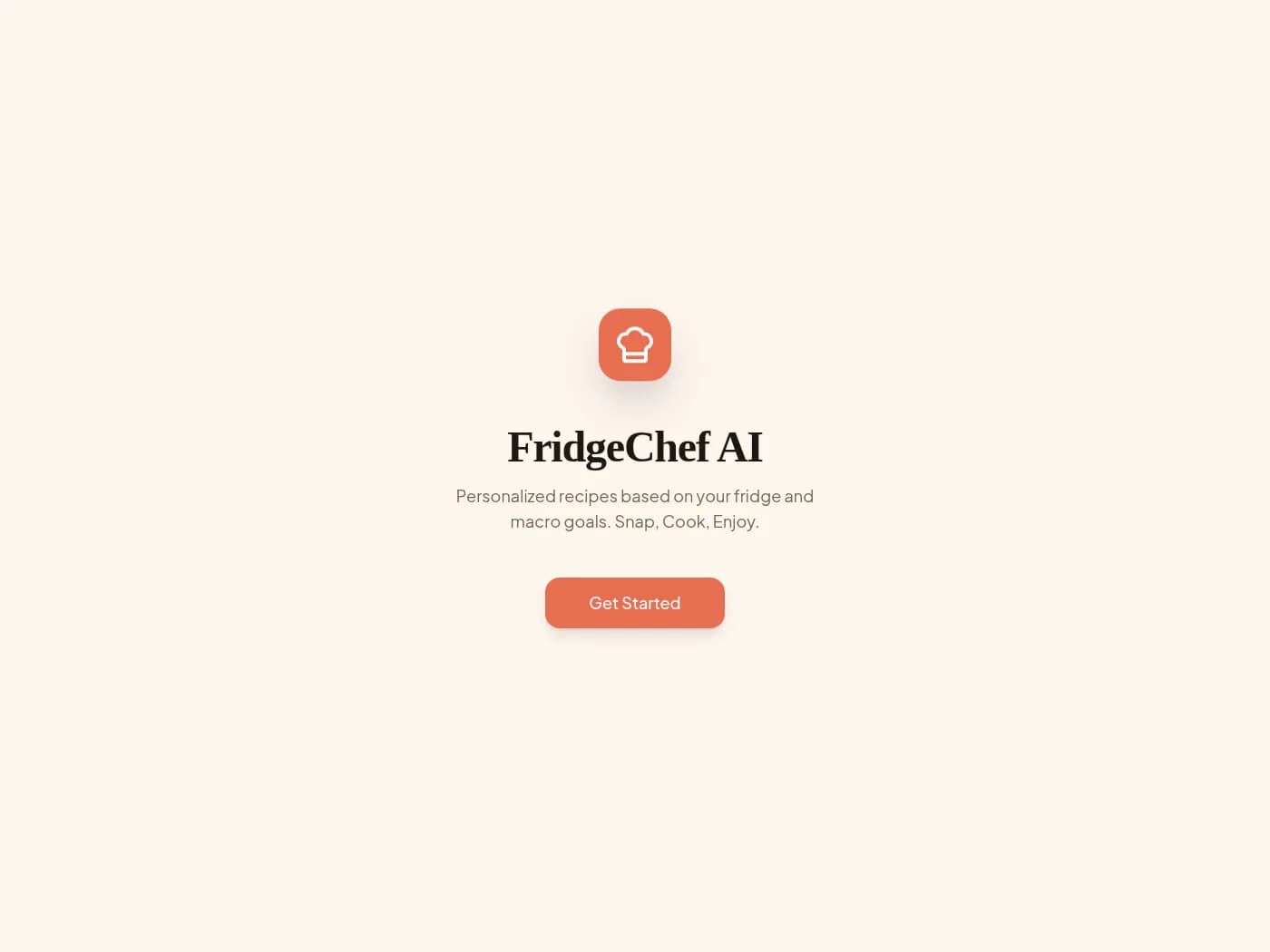 FridgeChef AI