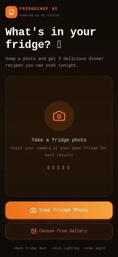 FridgeChef AI Recipes