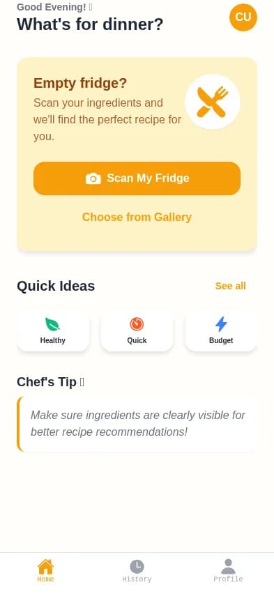 FridgeChef Mobile
