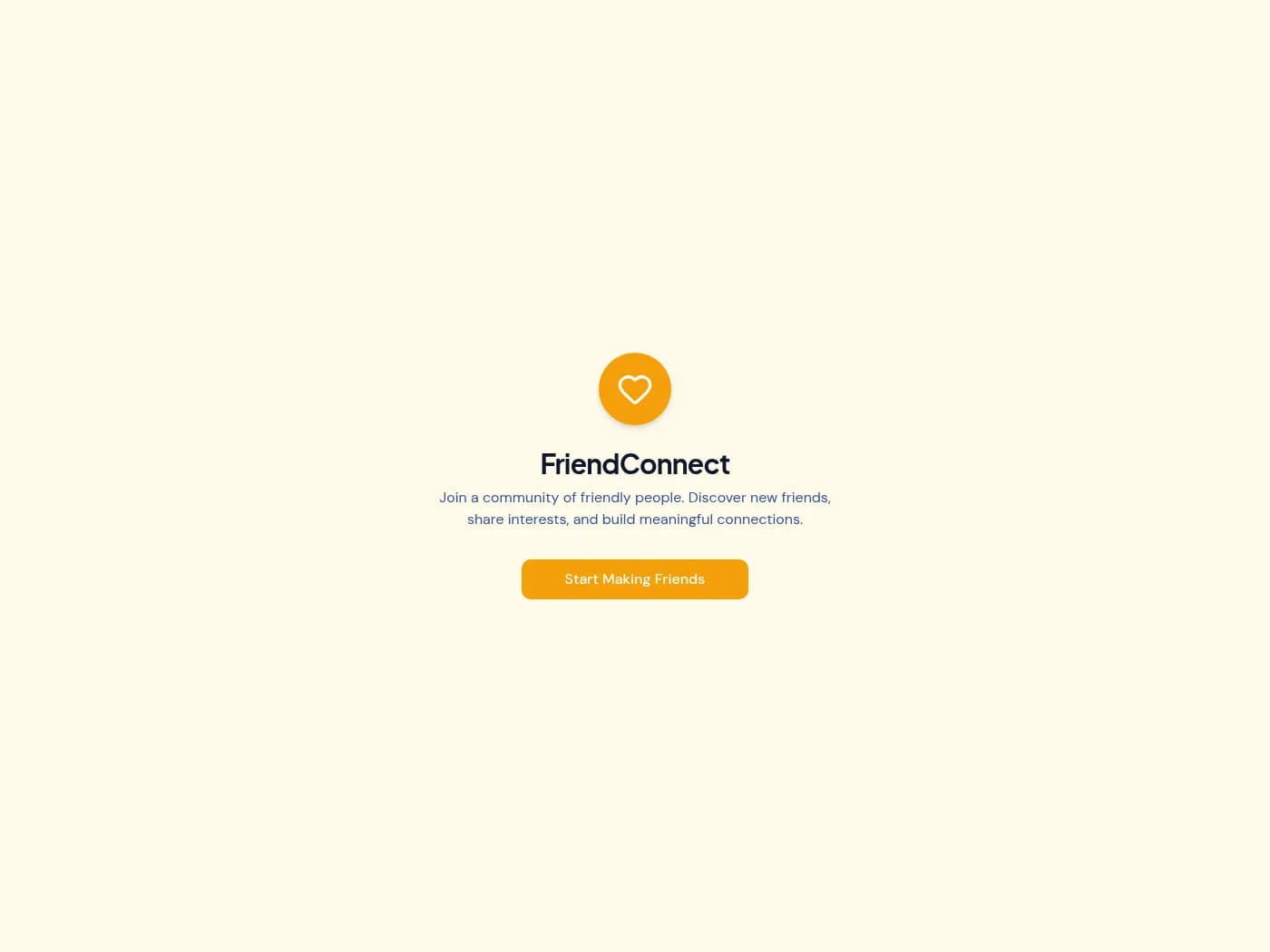 FriendConnect Web