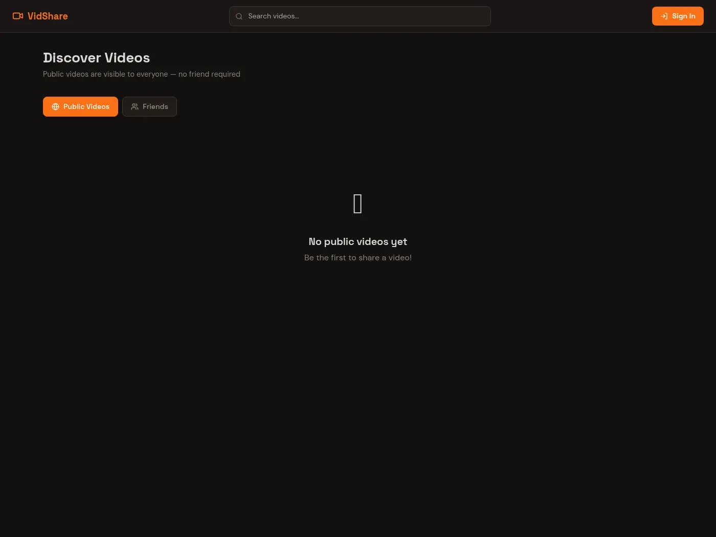 Friend Video Access