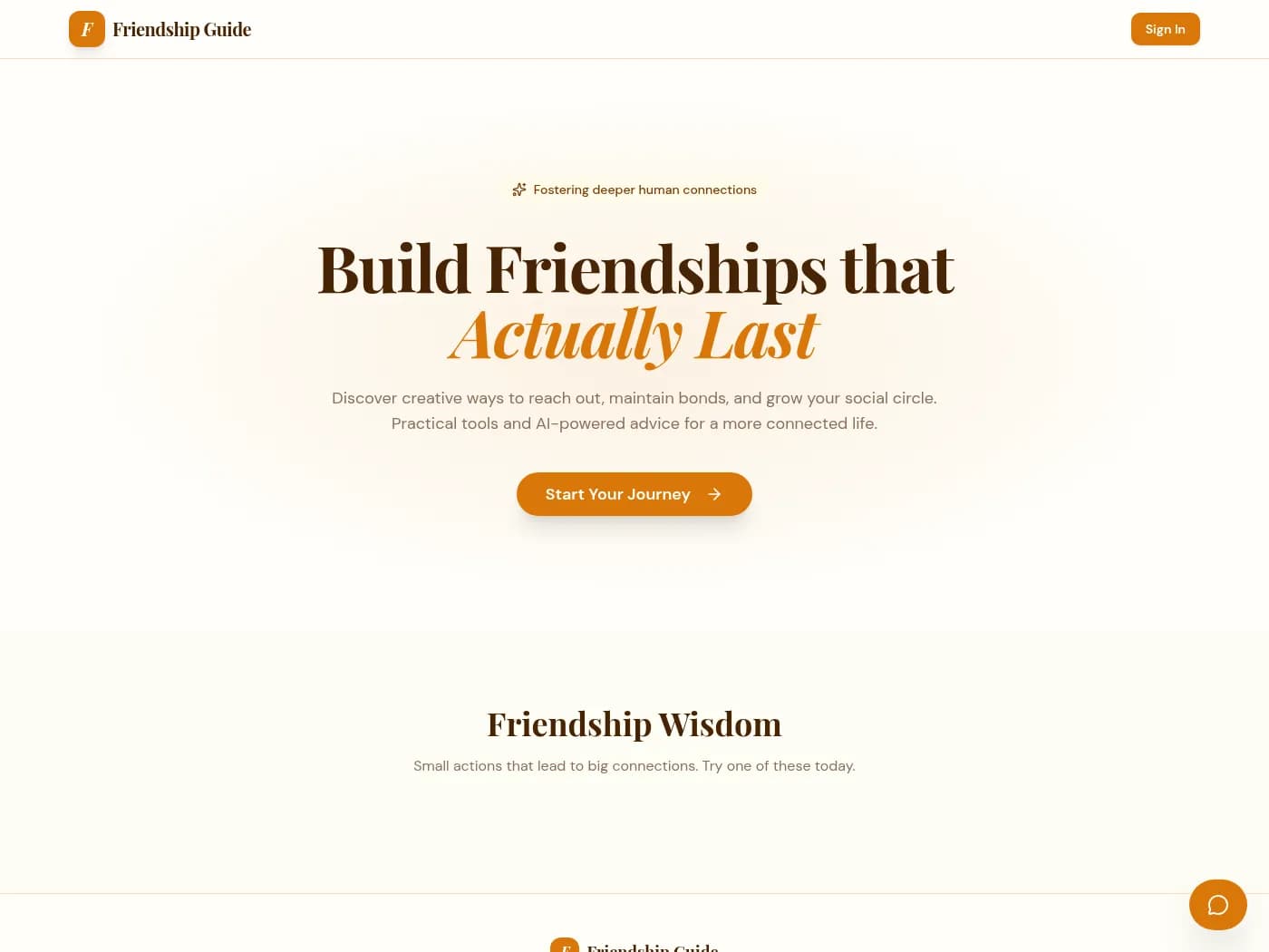 Friendship Guide
