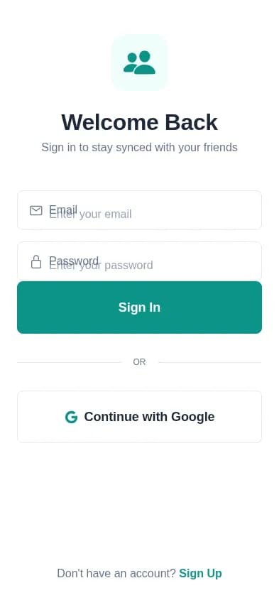 FriendSync App