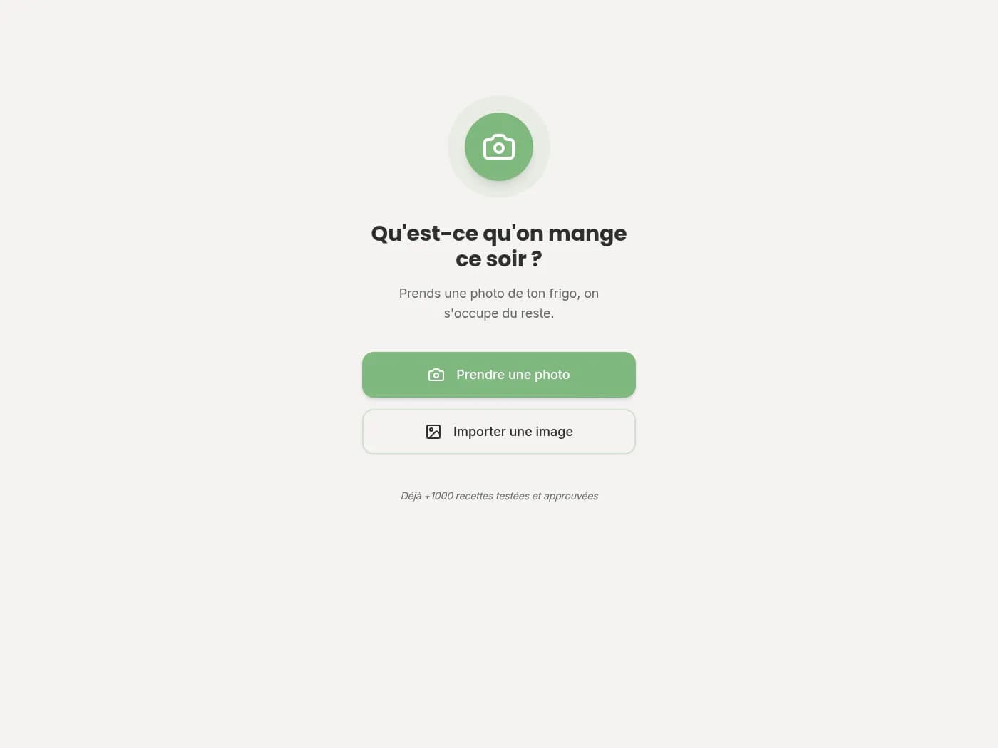 FrigoChef Demo App