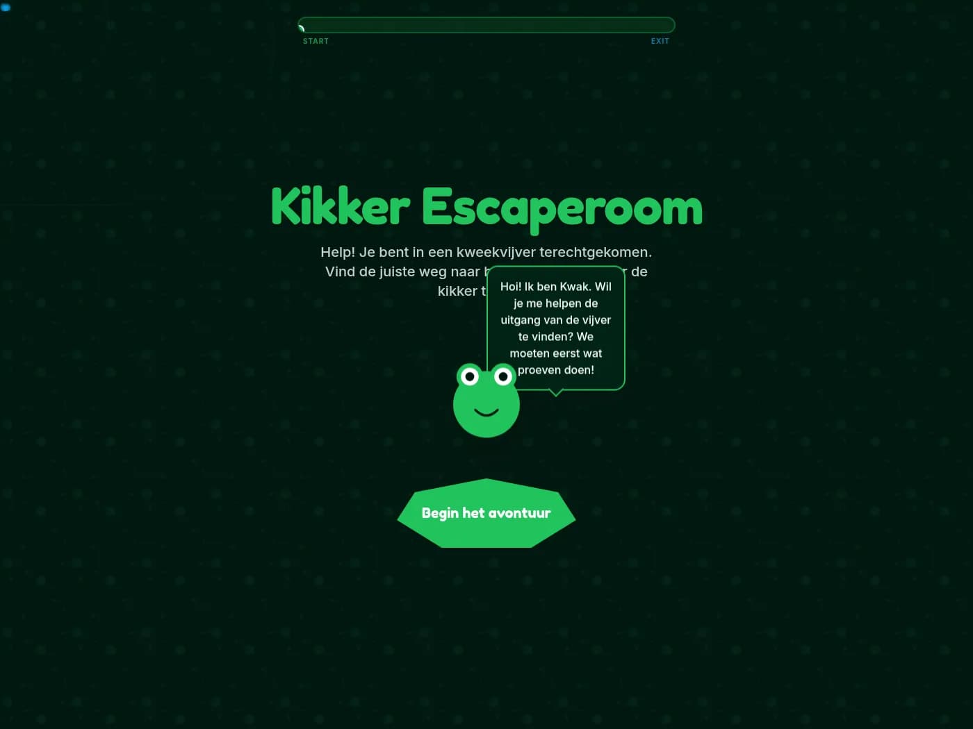 Frog Escape Room