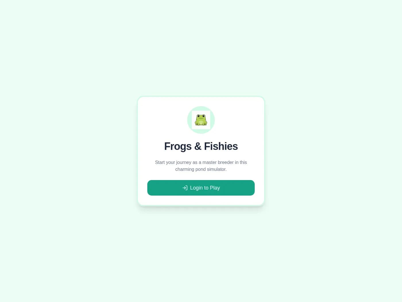 Frogs & Fishies