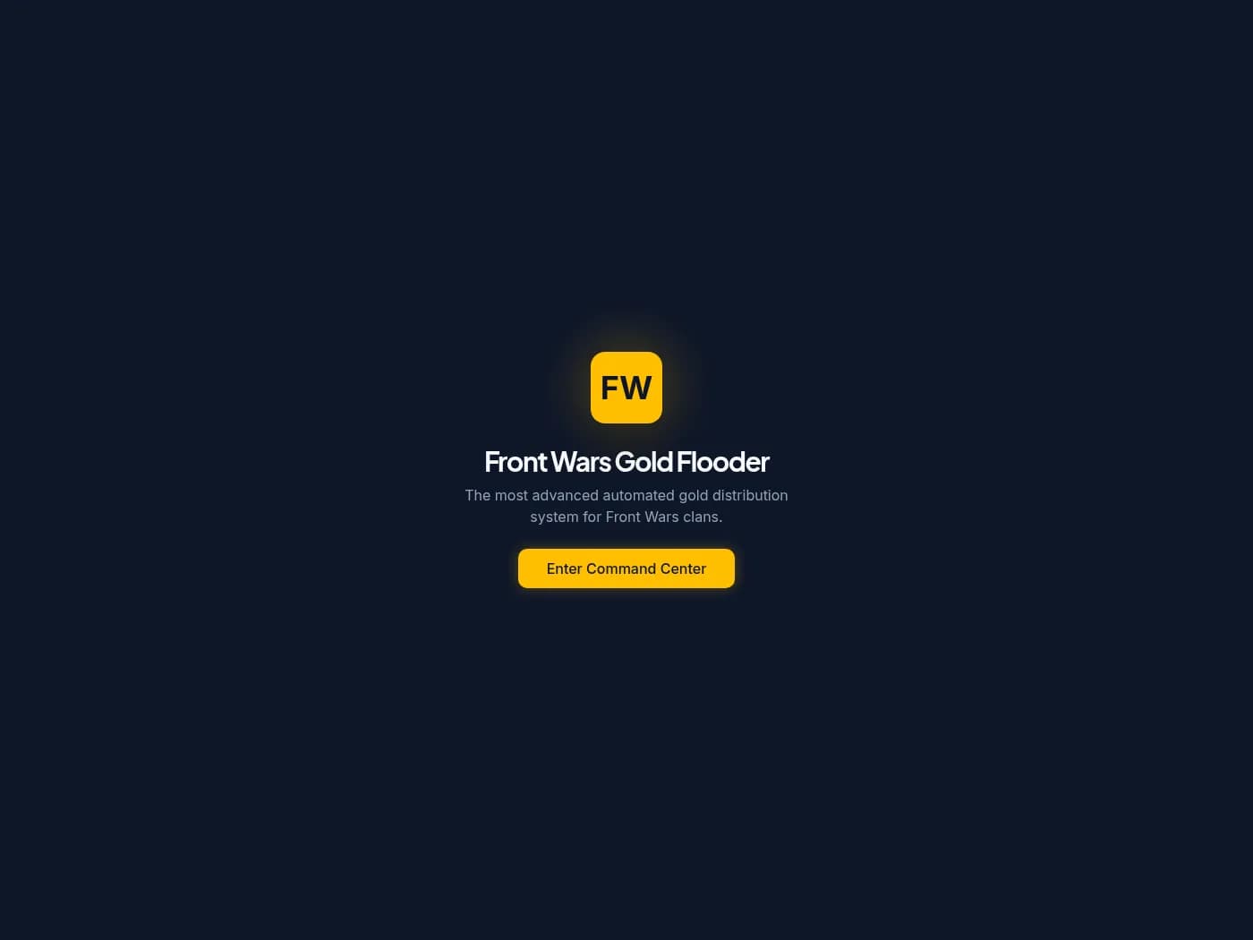 Front Wars Gold Flooder