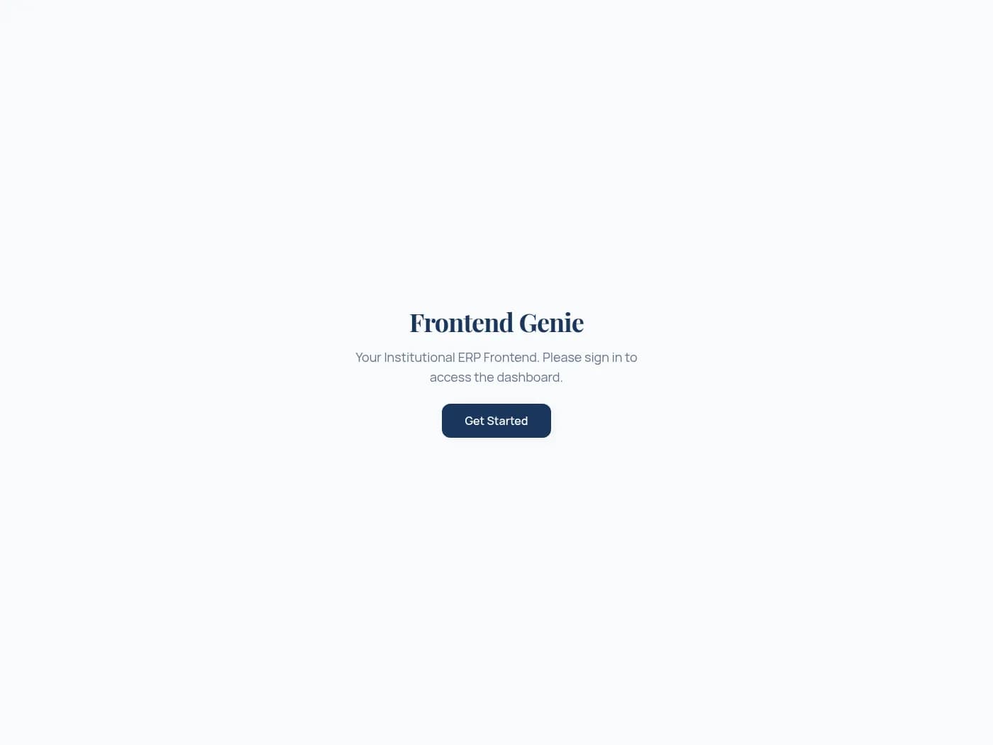 Frontend Genie