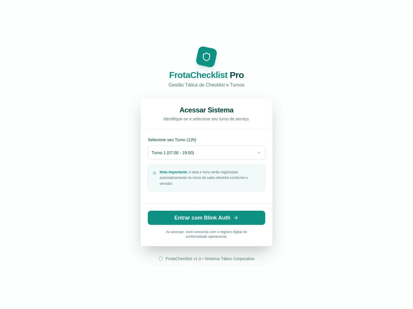 FrotaChecklist Pro