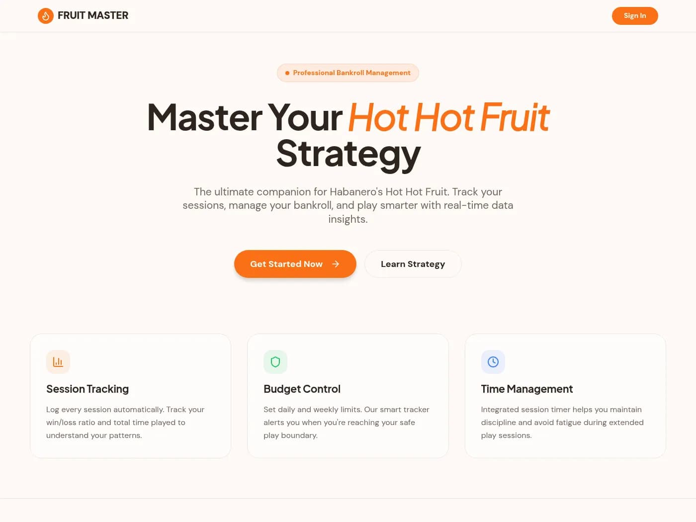 Hot Hot Fruit Signals