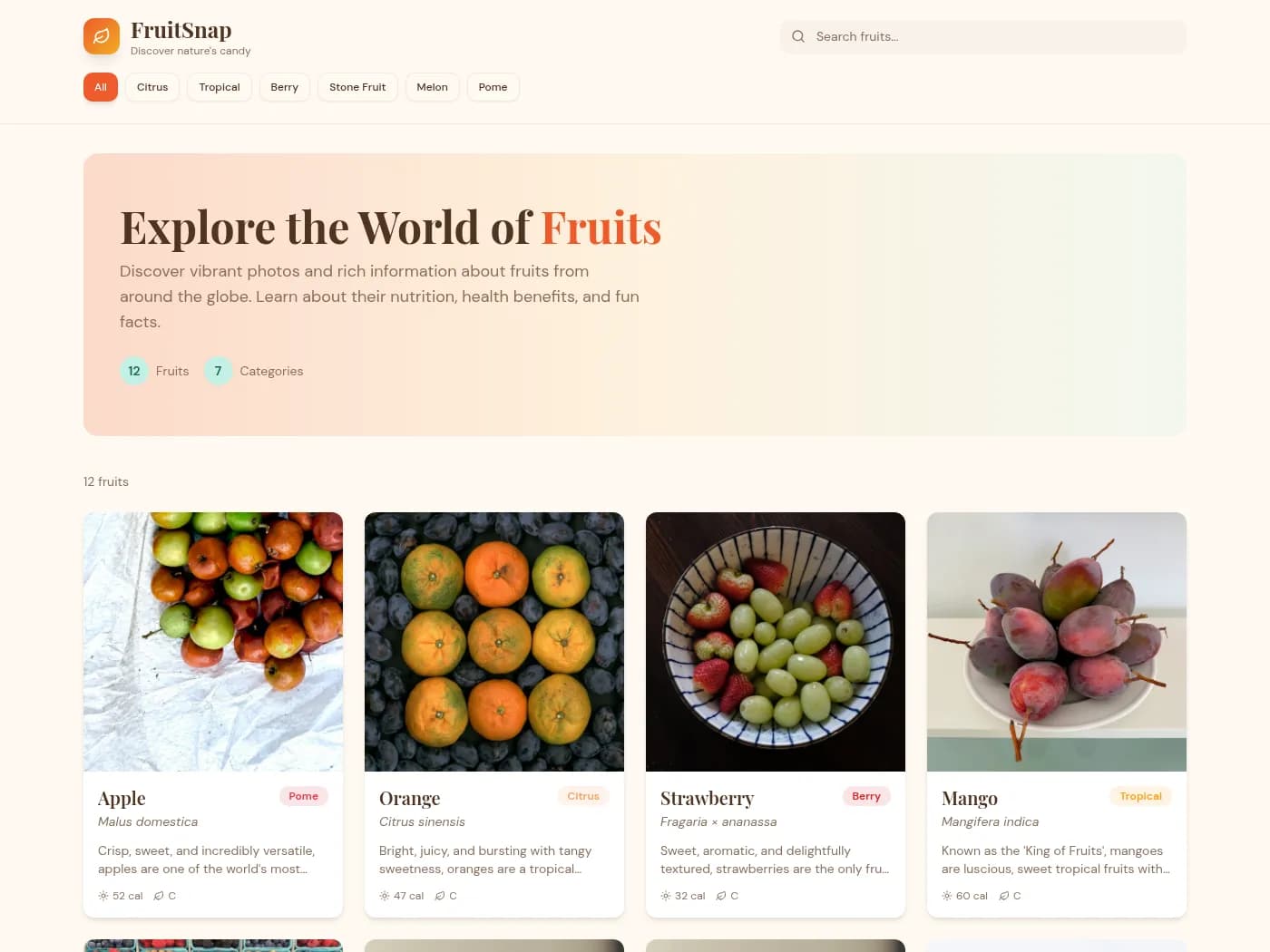 FruitSnap Gallery