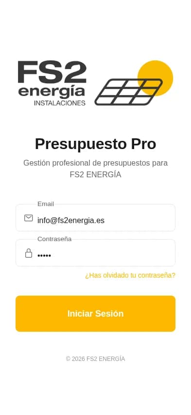 FS2 Presupuesto Pro