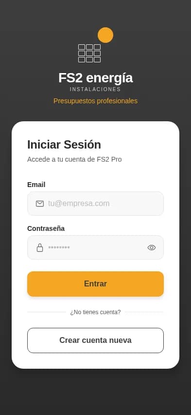 Presupuestos FS2 Pro