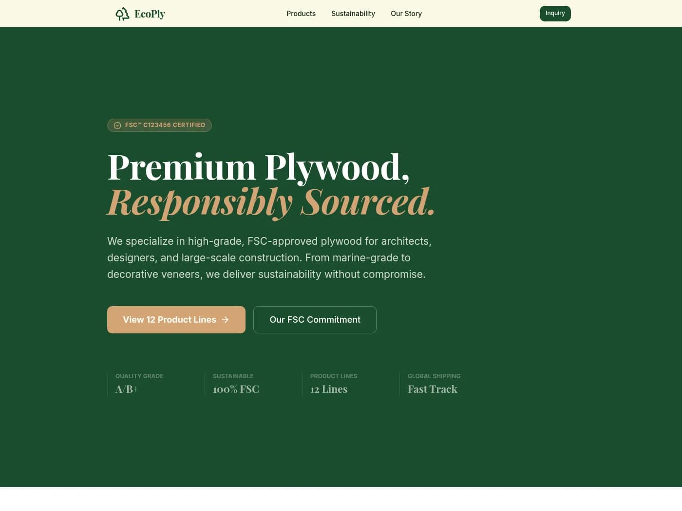 FSC Plywood Showcase