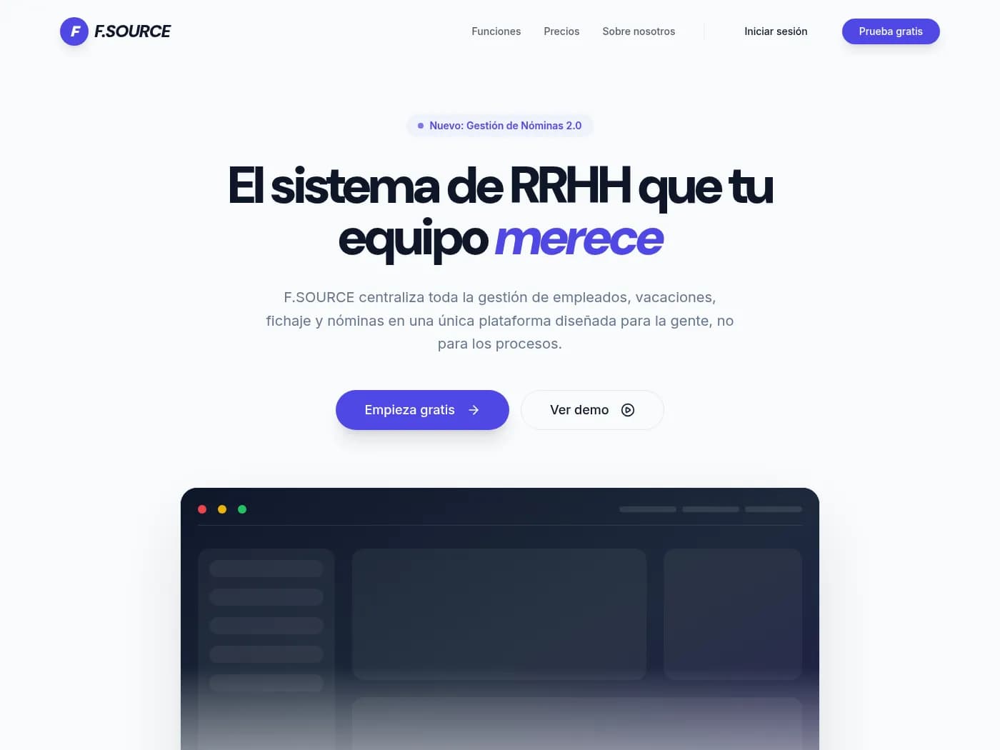 F.SOURCE HR SaaS Suite