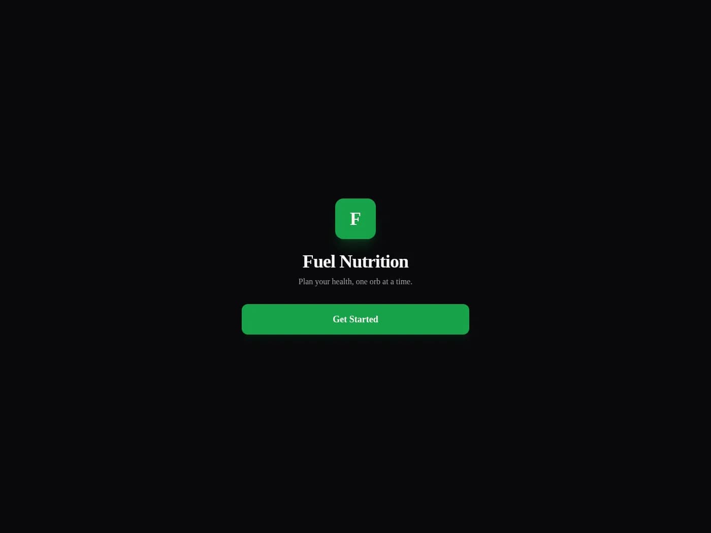 Fuel Nutrition Planner