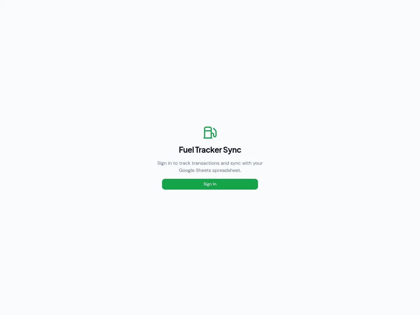 Fuel Transaction Tracker