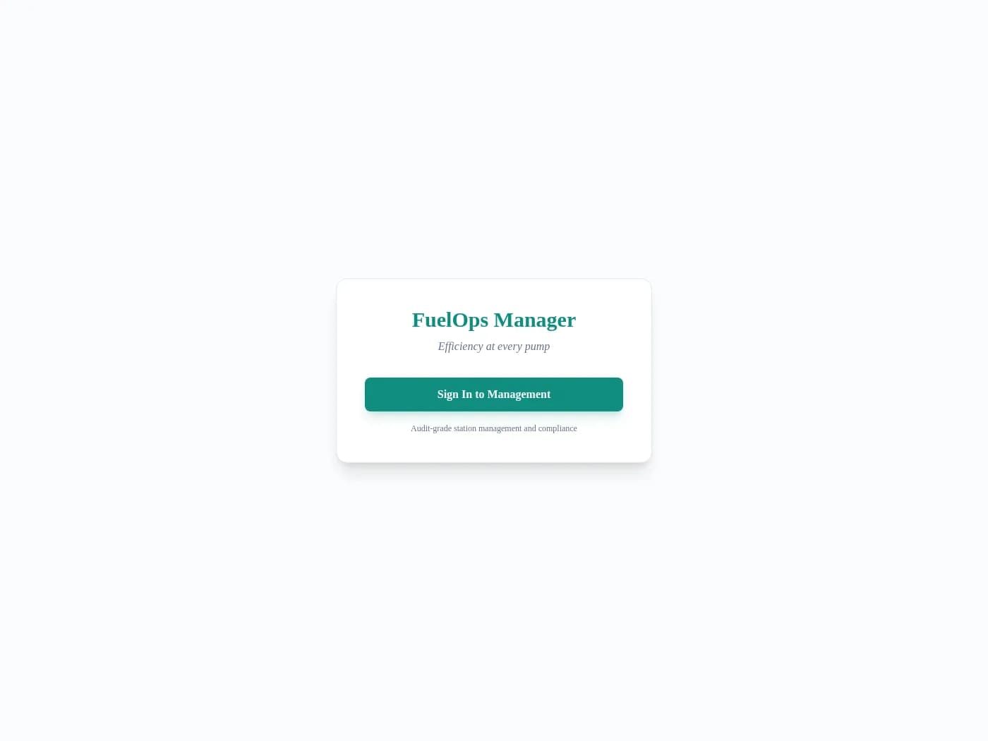 FuelOps Manager