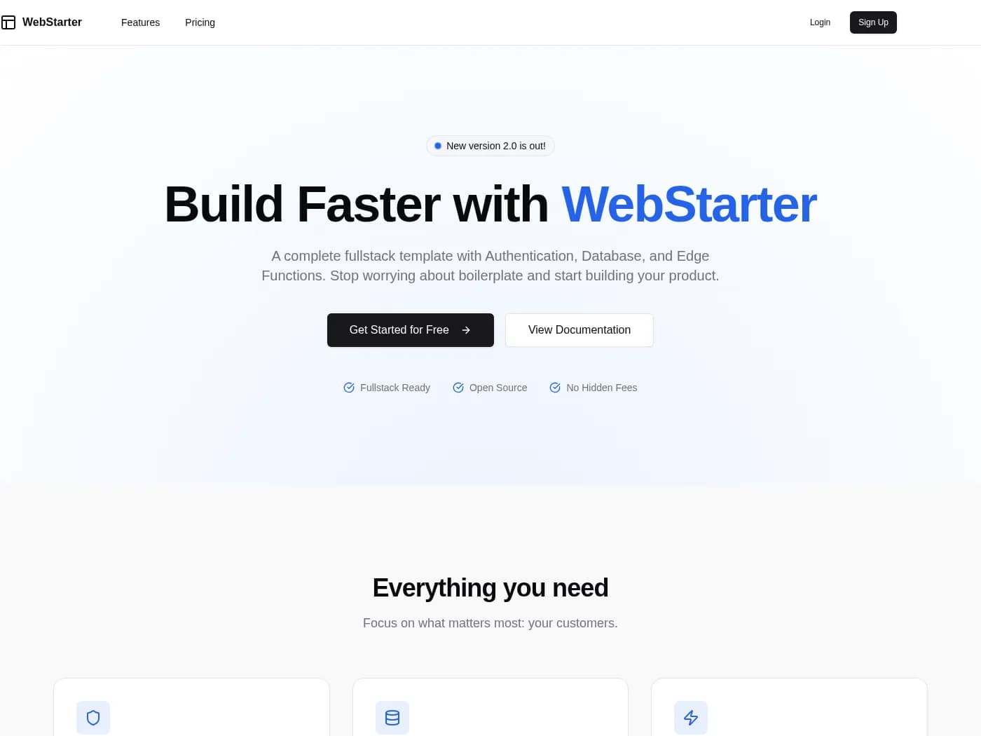 All-in-One Web Starter